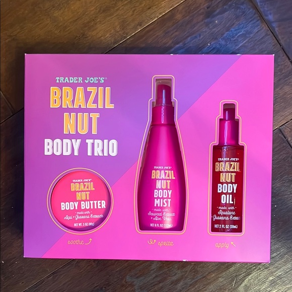 Trader Joe'S | Bath & Body | Trader Joes Brazil Nut Body Trio Limited ...